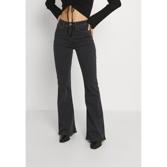 Lee | Jeans | Nwt Lee High Rise Black Breese Flare Jeans Size 2833 Throwback | Poshmark
